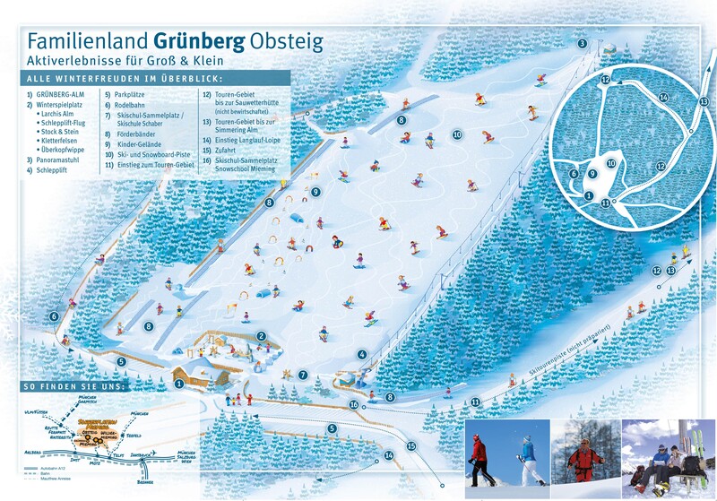 Obsteig - Grünberglifte - Mieminger Plateau